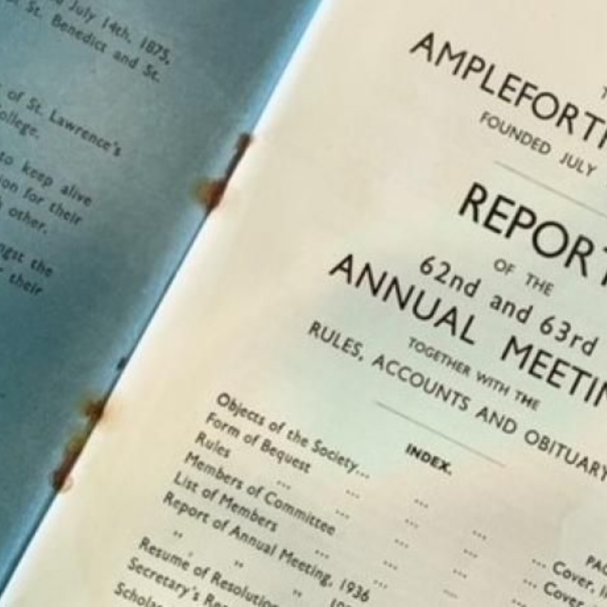 Ampleforth Society - Minutes of the 147th Ampleforth Society AGM